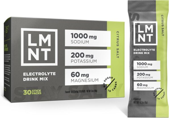 LMNT Keto Electrolyte Powder Packets | Paleo Hydration Powder | No ...